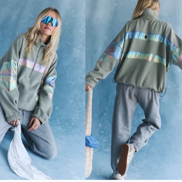 Free People | Tops | Free People Movement Away We Go Sweatshirt With ...
